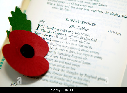Rupert Brooke is one of the most renowned First World War poets Stock ...