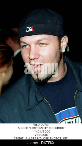 FRED DURST.SINGER ''LIMP BIZKIT'' POP GROUP.ANGELES, USA.CINERAMA DOME ...