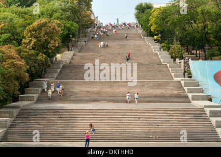Potemkin Stairs, or Potemkin Steps, Odessa, Black sea, Ukraine Stock ...