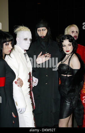 MARILYN MANSON.POP GROUP & GIRLFRIENDS.HOLLYWOOD, LOS ANGELES, USA.12 ...
