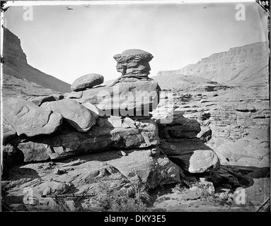 Eroded Supai Sandstone, Kaibob Canyon, Arizona. Grand Canyon National ...
