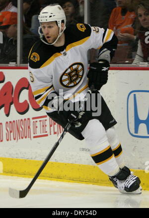 Jan 13, 2010 - Anaheim, California, USA - Boston Bruins defenseman ...