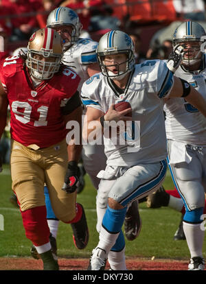 Detroit Lions defensive end Al-Quadin Muhammad (96) tackles ...
