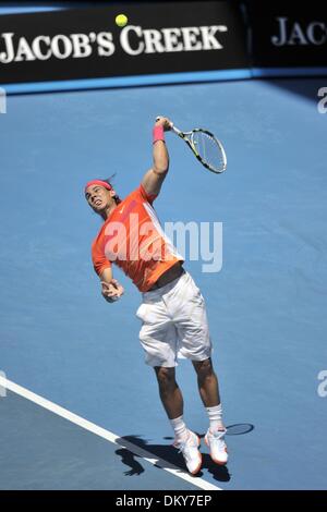 Jan 24, 2010 - Melbourne, Australia - RAFAEL NADAL takes four sets to ...