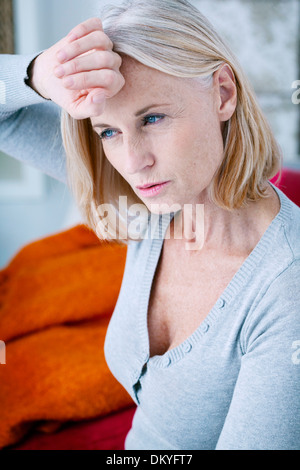 FEVER IN AN ELDERLY PERSON Stock Photo - Alamy