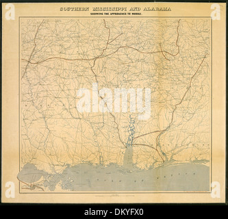 A historical map of Mobile, Alabama, from 1840. This map provides ...