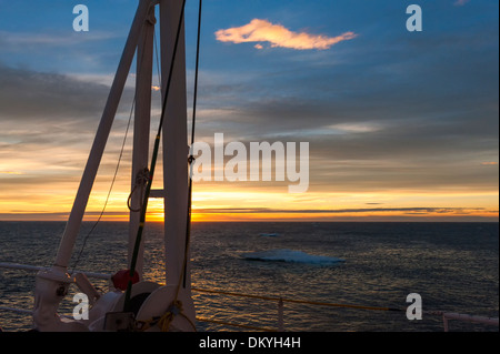 Boat in the Chukchi Sea, Russian Far East Stock Photo - Alamy
