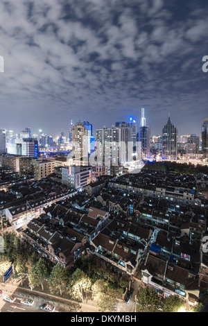 Cityscape, Night Scene, Huangpu, Puxi, Shanghai, China Stock Photo - Alamy