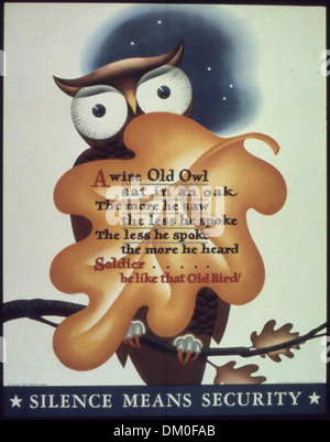 American, Silence Means Security: Careless Talk, WW2 Public Information ...