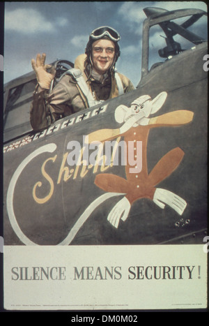 American, Silence Means Security: Careless Talk, WW2 Public Information ...
