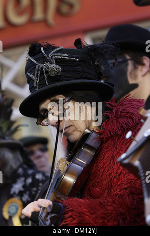 The Black Pig Borders Morris Men perform in Whittlesey at the annual ...