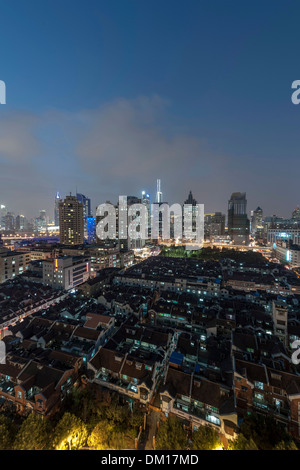 Cityscape, Night Scene, Huangpu, Puxi, Shanghai, China Stock Photo - Alamy