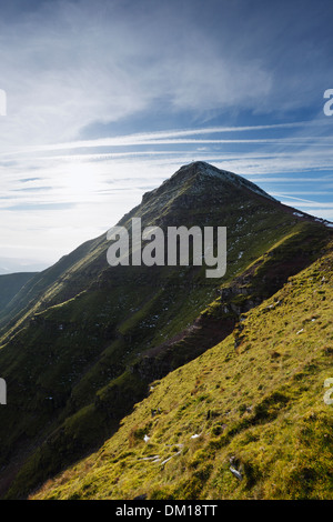 Peak of Pen y Fan. The highest mountain in South Wales at 886m Stock ...