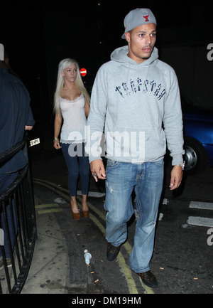 American track and field sprinter Ryan Bailey arriving at Rose club ...