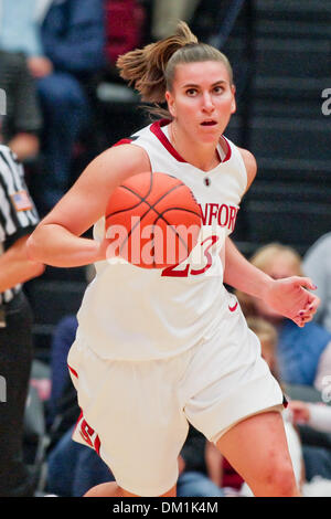 Stanford guard Jeanette Pohlen (23) of Brea, Calif. during game action ...