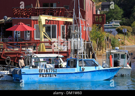 Northern California Fishing Boat Harbor Stock Photo - Alamy