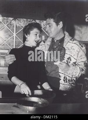 GENE BARRY with wife Betty.Supplied by Photos, inc.(Credit Image ...