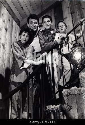 GENE BARRY with wife Betty and sons Michael Lewis Barry , Frederick ...