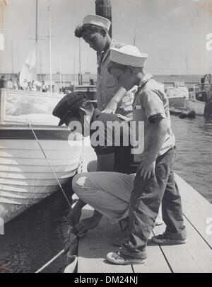 GENE BARRY with wife Betty and sons Michael Lewis Barry , Frederick ...