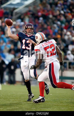 Under Armour Senior Bowl; Central Michigan quarterback Dan LeFevour ...