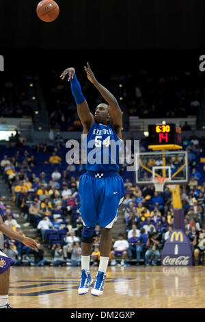 Kentucky at LSU; Kentucky forward Patrick Patterson shoots a three ...