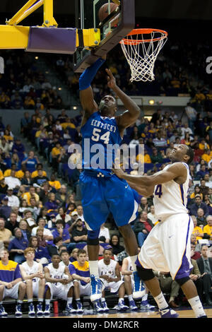 Kentucky at LSU; Kentucky forward Patrick Patterson is fouled while ...