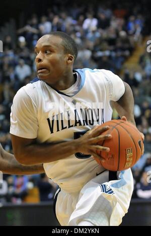 in a game being played at The Pavilion in Villanova, Pennsylvania ...