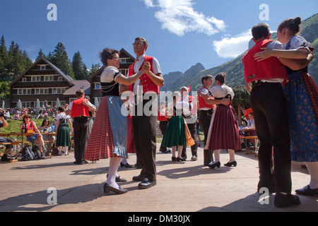 Switzerland Europe alp party Bollenwees tradition Alps mountain ...