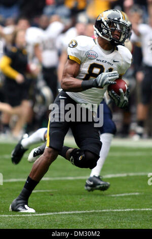 Wide receiver Danario Alexander of Missouri is pictured during the ...