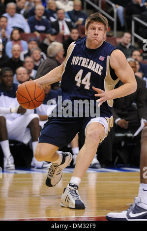 Notre Dame forward Luke Harangody during the first half of an NCAA ...