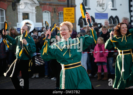 The Chiltern 100s Morris Men perform at the Whittlesey Straw Bear ...