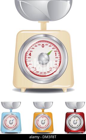 kitchen scale utensil Stock Vector Image & Art - Alamy