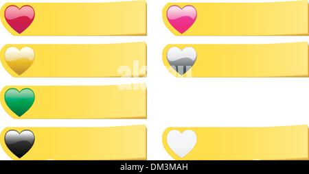 colored notes set Stock Vector Image & Art - Alamy