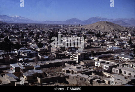 Jan. 00, 1994 - Kabul, Afghanistan - Afghan commander overlooks Kabul ...