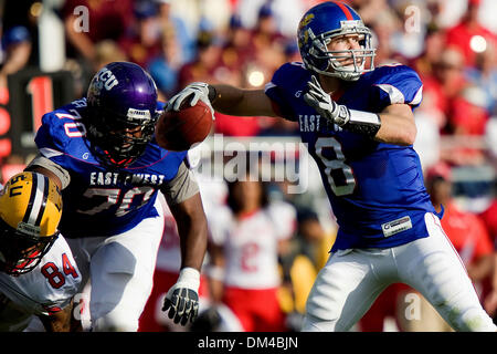 West's Todd Reesing of Kansas looks to pass in the 85th East at West ...