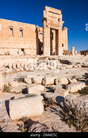 Syria, Palmyra, archeological site (UNESCO world heritage), Bel temple ...