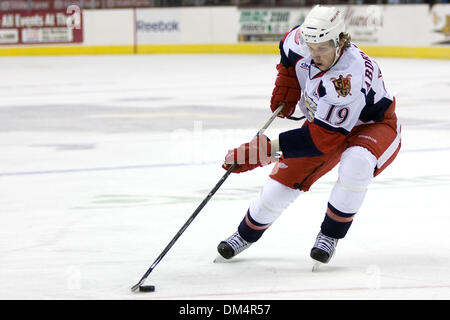 28 February 2010: Grand Rapids Griffins Justin Abdelkader (19) with the ...