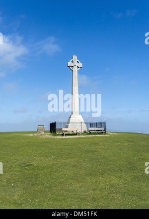 Tennyson's Monument, Tennyson Down, Isle of Wight, England, UK Stock ...