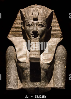 Thutmose III Pharaoh of the Eighteenth Dynasty. Red granite from Upper ...