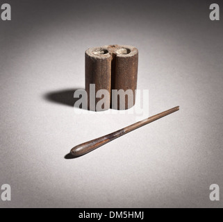 This kohl stick, used for applying eye makeup in ancient cultures, is a ...