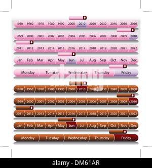 Pink bar chart vector business growth graphic for marketing Stock ...