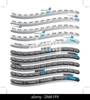 An image of a timeline - wave style Stock Vector Image & Art - Alamy