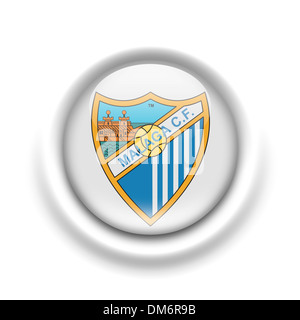 Malaga CF flag icon logo symbol emblem Stock Photo - Alamy