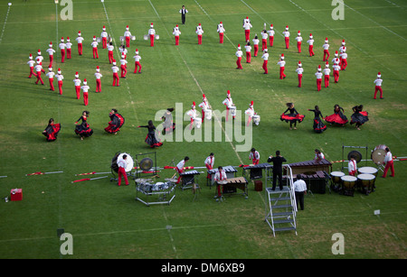 Japanese music band 'nishihara highschool marching band' at the world ...