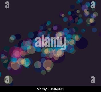 Colorful bokeh lights background. Blurred circle shapes. Vector illustration Stock Vector Image ...
