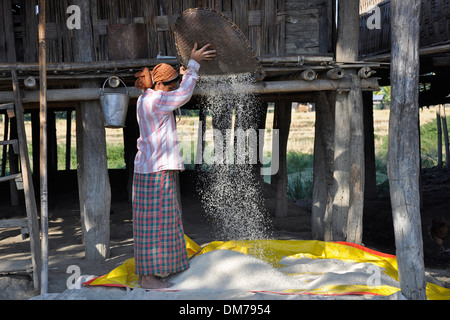 India, Assam, Mishing, daily life Stock Photo - Alamy