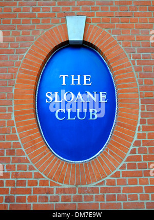 The Sloane Club, Lower Sloane Street, London Stock Photo - Alamy