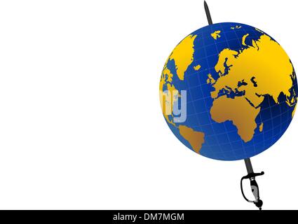 planet and sword. Vector Stock Vector Image & Art - Alamy