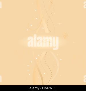 A beautiful beige wedding card. Vector Stock Vector Image & Art - Alamy