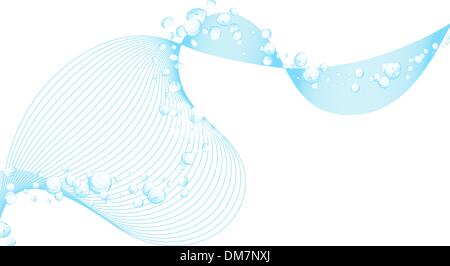 glowing water waves Stock Vector Image & Art - Alamy